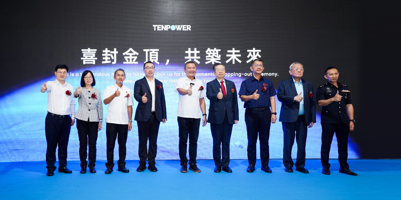 Tenpower Malaysia phase 1 has been successfully topped out! - Tenpower